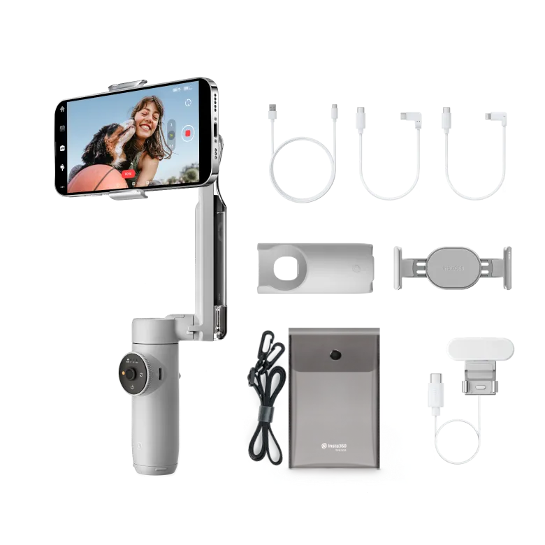Unlock Creativity with Insta360 Flow Kit (Gray)